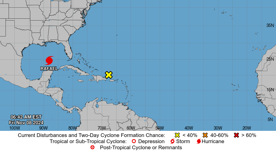 Florida Central sentirá algunos efectos del huracán Rafael - 15 minutos